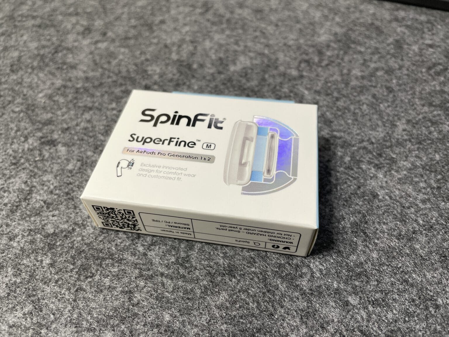【Airpods Pro 耳塞升級】SpinFit SuperFine For AirPods Pro 1&2 矽膠耳塞 開箱心得分享 ...